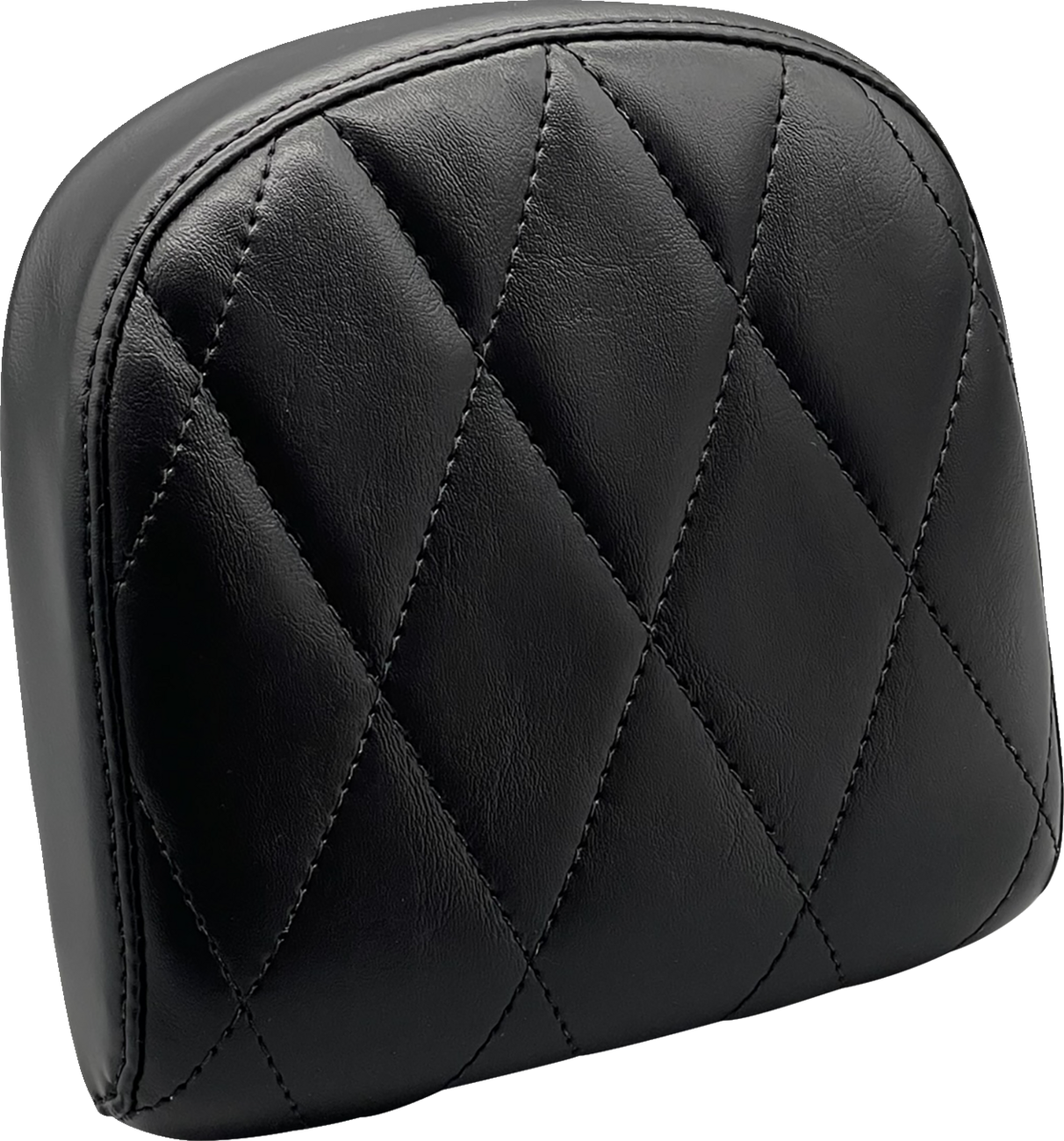 LE PERA Sissy Bar Pad - Small - Diamond - Shiny Black - '08-'23 SOFTAI ...